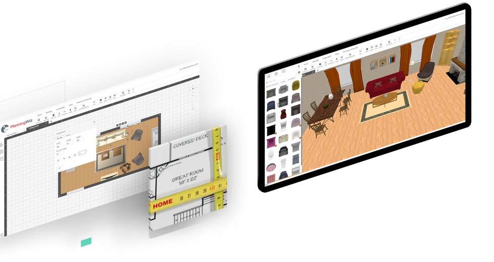 Online Room Planner in 2D & 3D - PlanningWiz Room Planner